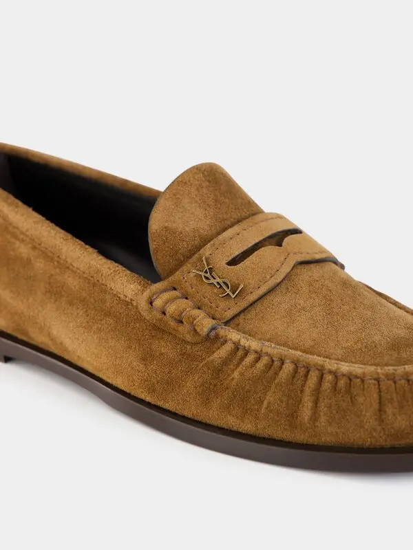 Saint Laurent Laurent Suede Loafers