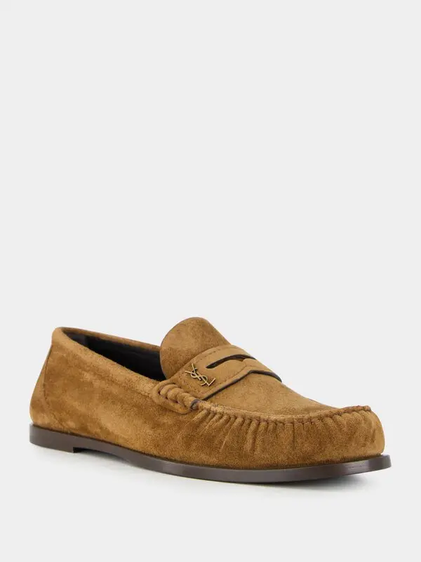 Saint Laurent Laurent Suede Loafers