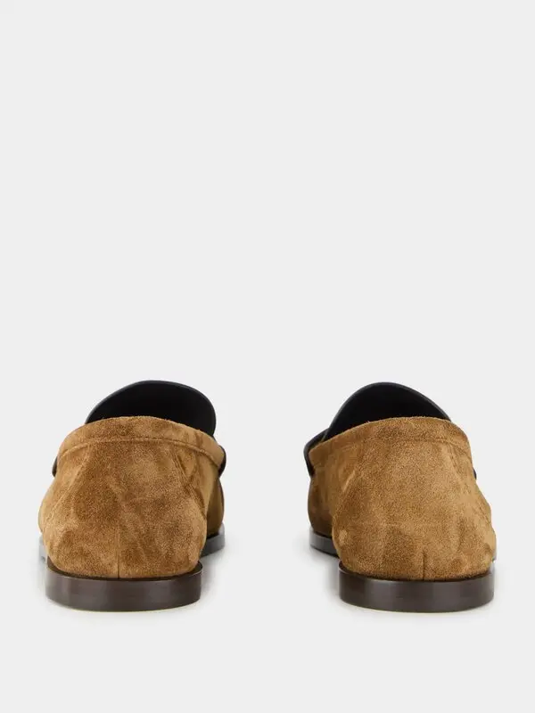 Saint Laurent Laurent Suede Loafers