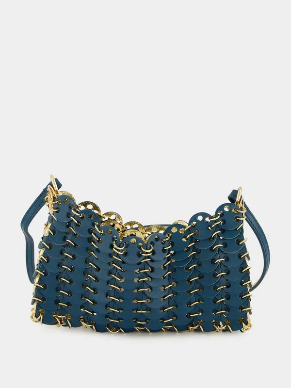 Rabanne 1969 Reversible Nano Flip Bag - Gold