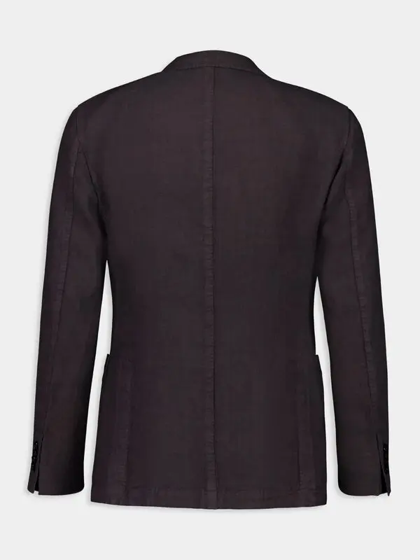 Boglioli Linen Two-button Blazer - Brown
