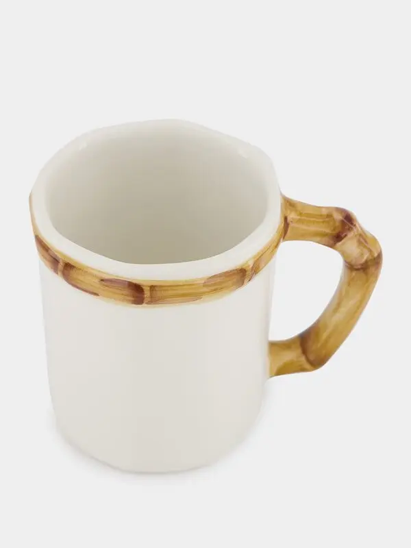 LES-OTTOMANS Bamboo Ceramic Mug