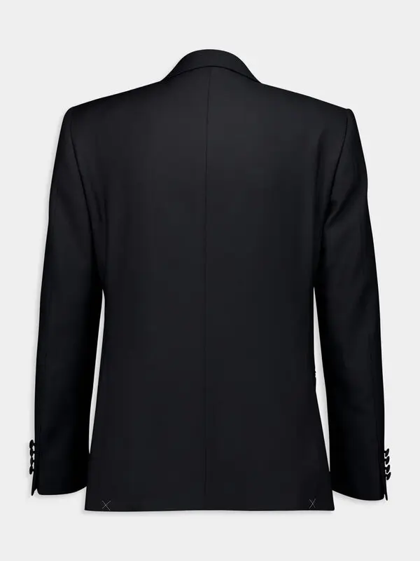 Corneliani Single-breasted Virgin-wool Suit - Black