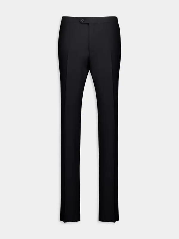 Corneliani Single-breasted Virgin-wool Suit - Black