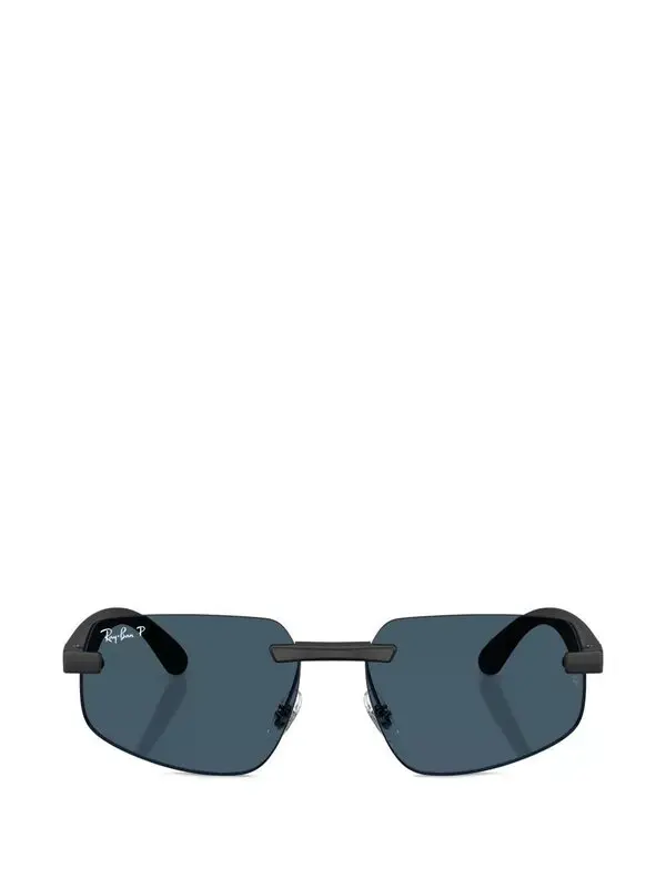 Ray-ban Rectangle-frame Sunglasses - Black