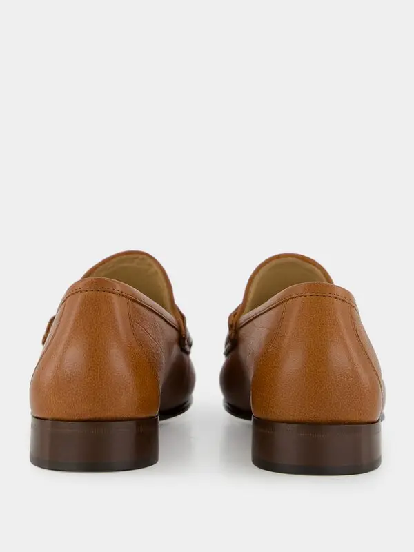 Valentino Garavani V-logo Signature Loafers - Brown