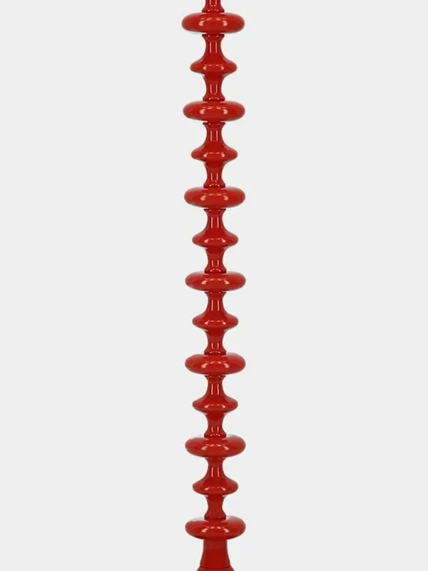 HOUSE OF CAPRICORN Freixo Brick Wood Floor Lamp Base - Burgundy