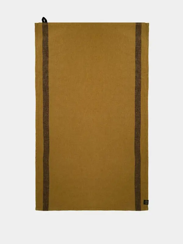 Haomy Kitchen Towel Côme In Tabac - Brown