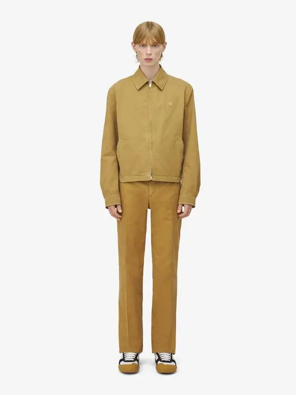Alexander McQueen Embroidered Skull Blouson - Brown