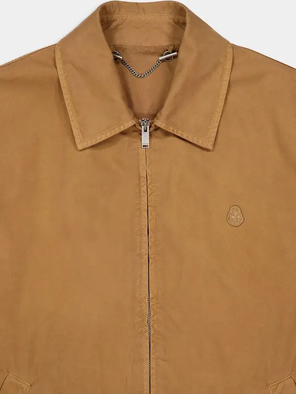 Alexander McQueen Embroidered Skull Blouson - Brown