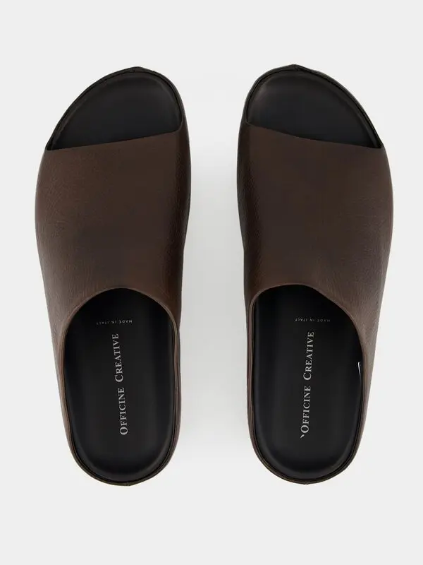 Officine Creative Babouche 002 Leather Mule Sandals