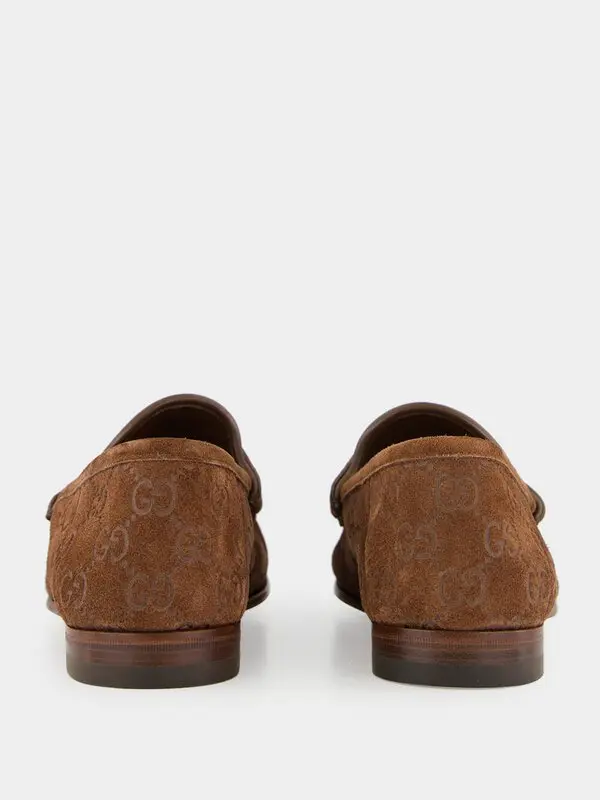 Gucci Gg Suede Horsebit Loafer