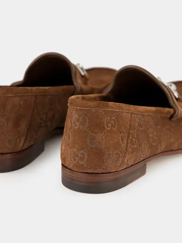 Gucci Gg Suede Horsebit Loafer