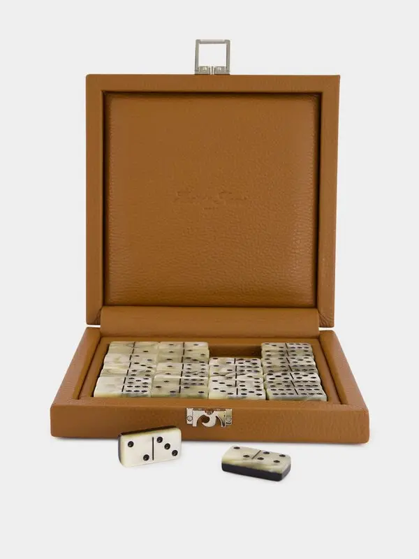 Hector Saxe Paris Deluxe Domino Set - Gold