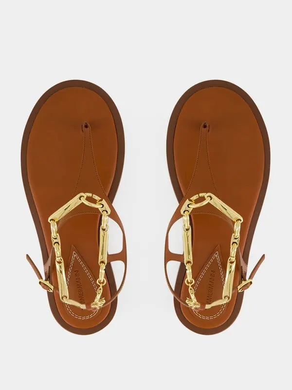 Zimmermann Wild Leather Sandal