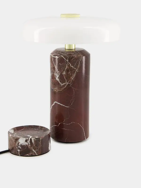 DESIGN BY US Dark Emperador And Opal Trip Led Lamp