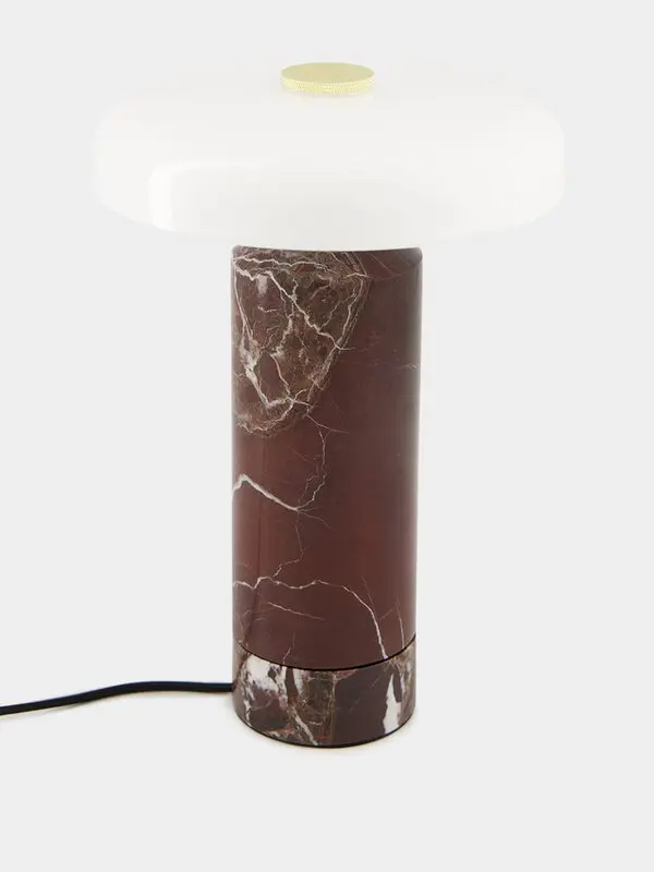 DESIGN BY US Dark Emperador And Opal Trip Led Lamp