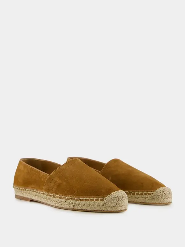 Brunello Cucinelli Suede Espadrilles - Brown