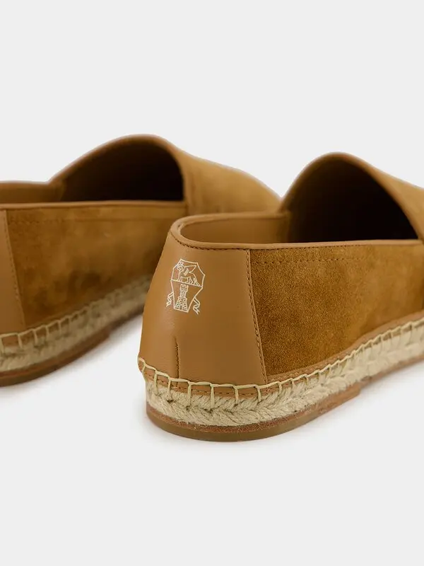 Brunello Cucinelli Suede Espadrilles - Brown