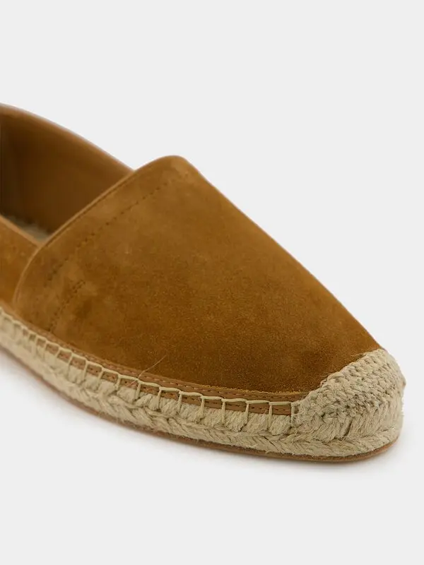 Brunello Cucinelli Suede Espadrilles - Brown