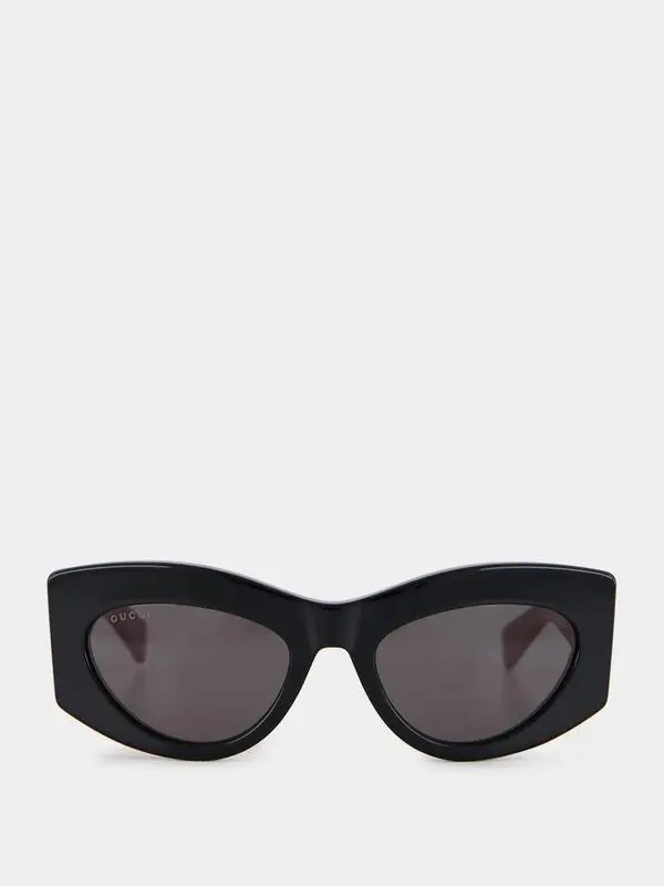 Gucci Cat-eye Frame Sunglasses - Burgundy