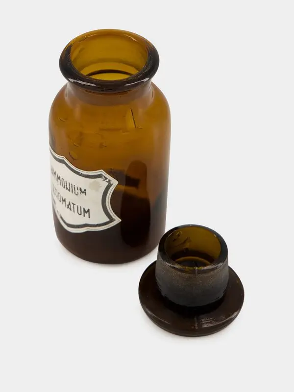 ALL ORIGINE Apothecary Amber Display Bottle