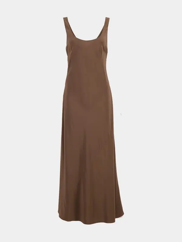 Matteau Bias Tank Dress - Brown