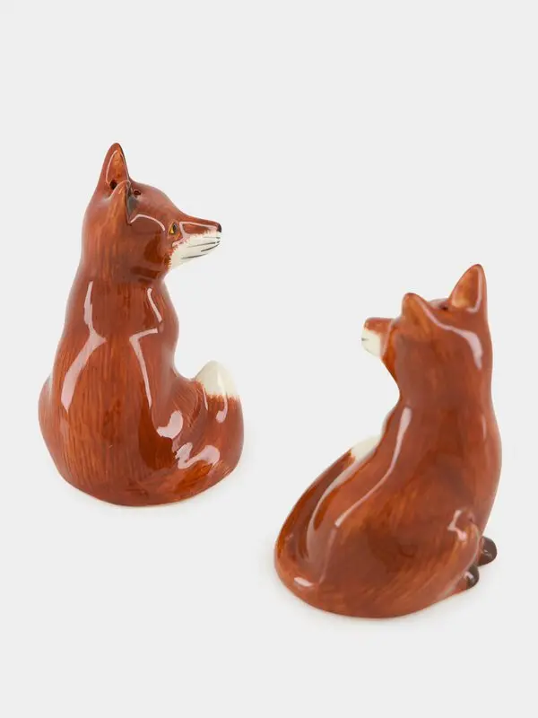 QUAIL CERAMICS Fox Salt And Pepper Set
