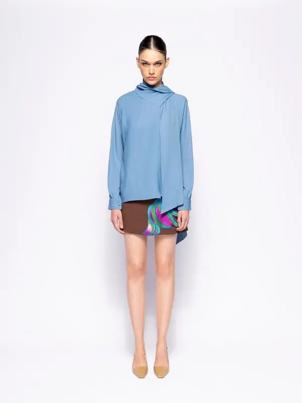 PAULA Embroidered Mini Skirt