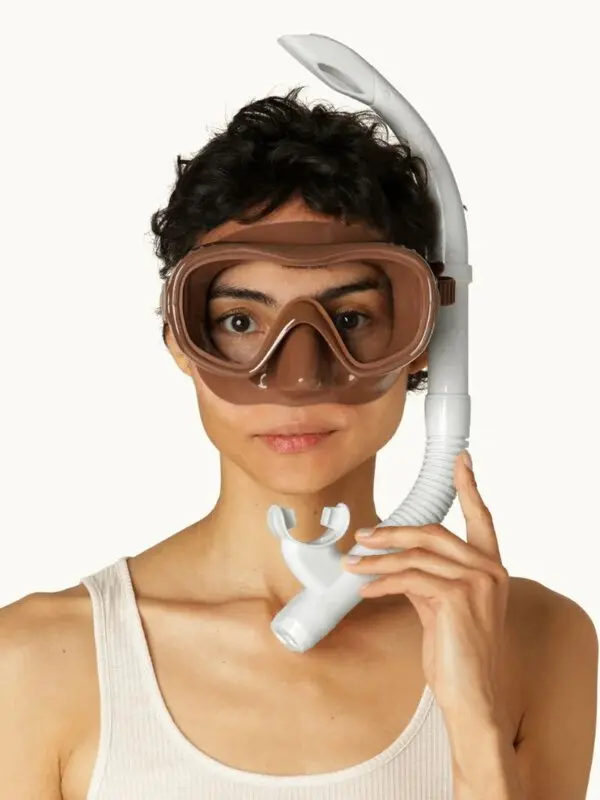 PETITES POMMES Ariel Snorkeling Set - Brown