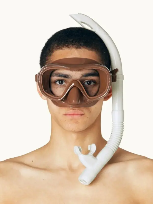 PETITES POMMES Ariel Snorkeling Set - Brown