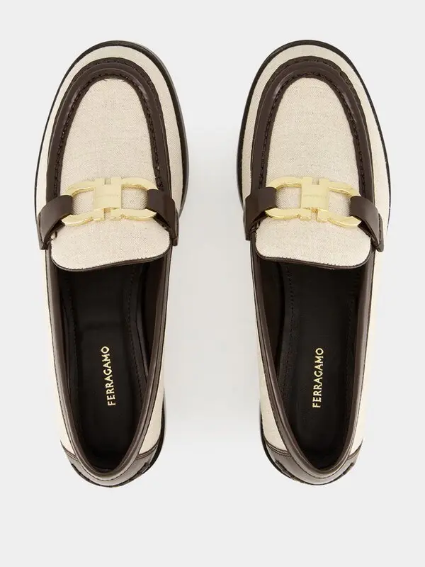 FERRAGAMO Maryan T Leather Loafers