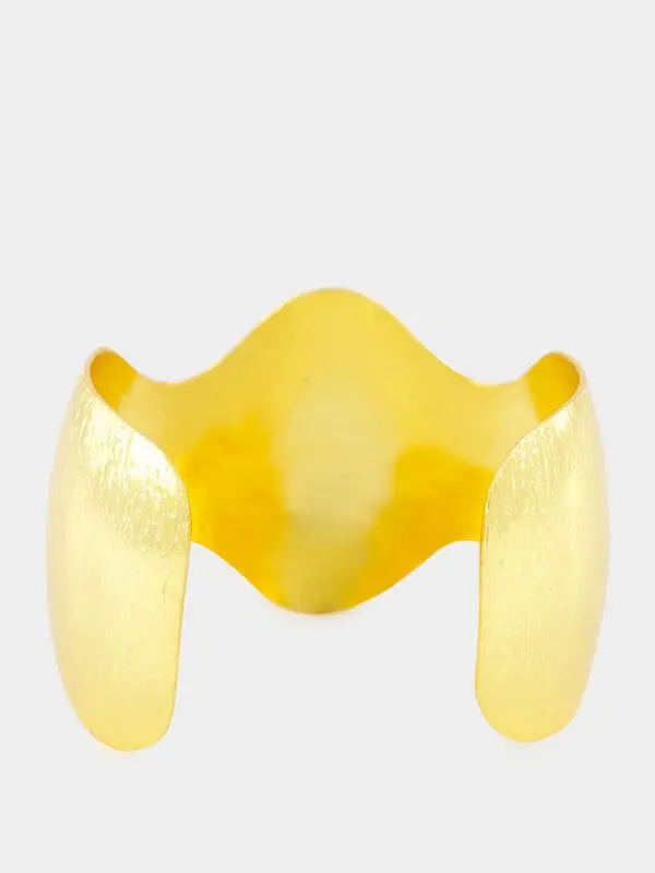 Sylvia Toledano Batwoman Cuff With Smoky Quartz