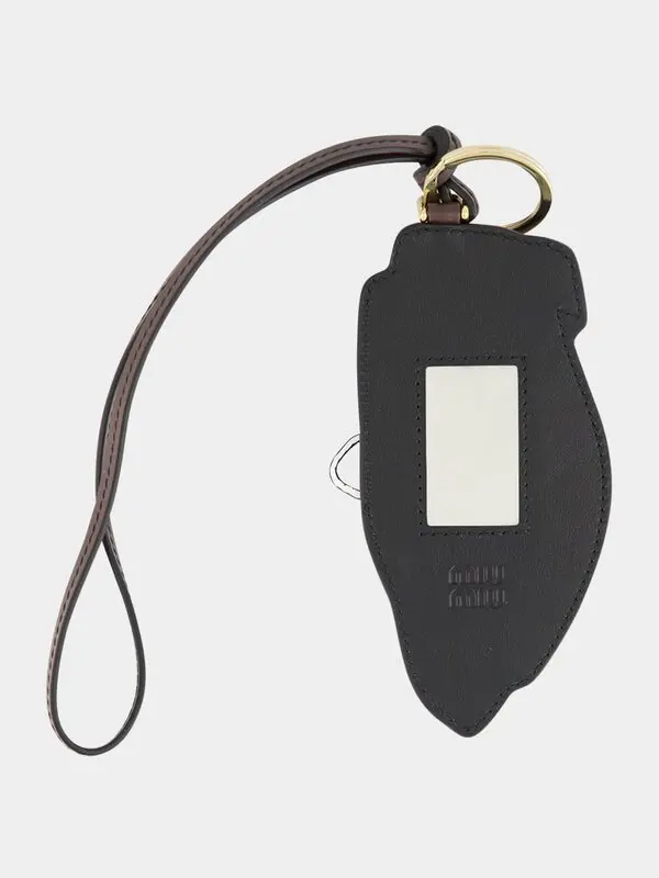 Miu Miu Leather Penny Loafer Keychain
