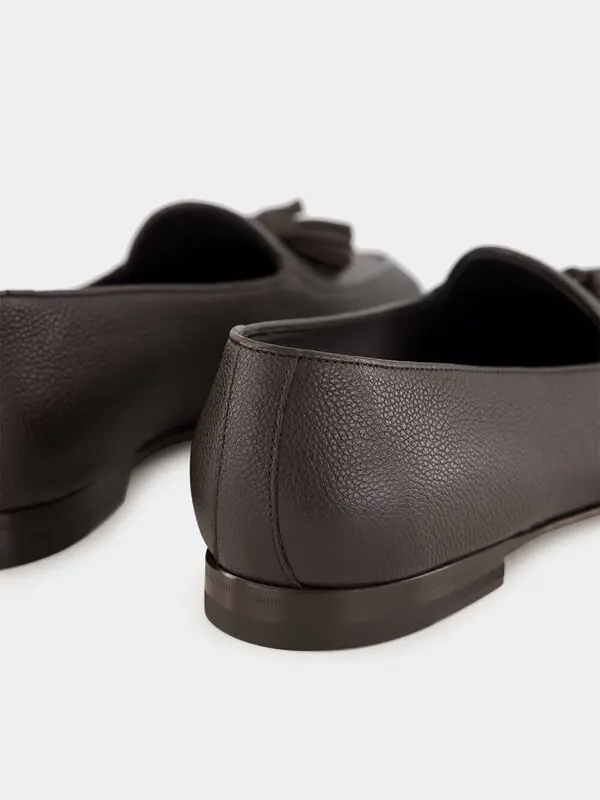 Manolo Blahnik Lennox Tassel Loafers - Brown