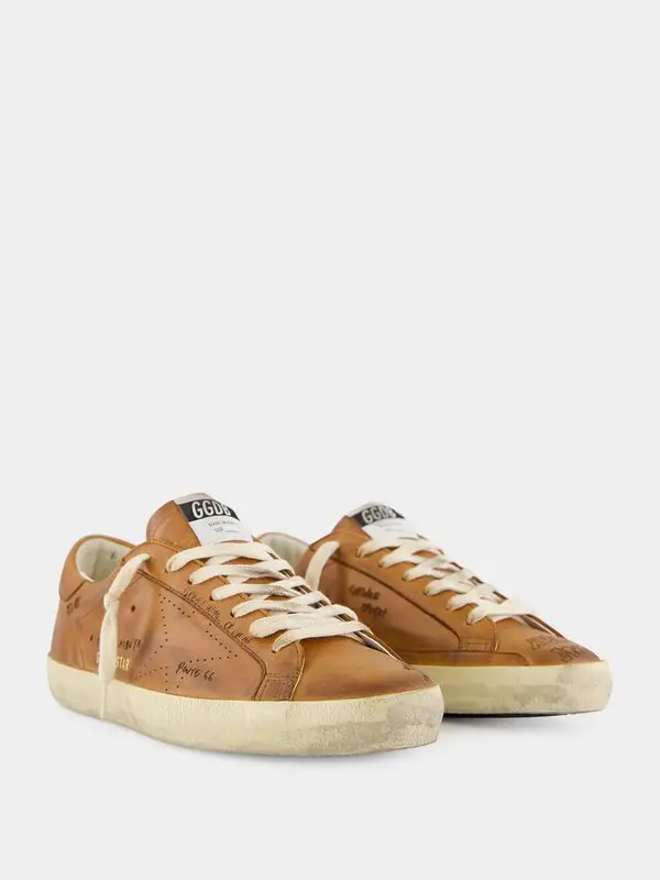 GOLDEN GOOSE Superstar Journey Printed Sneakers