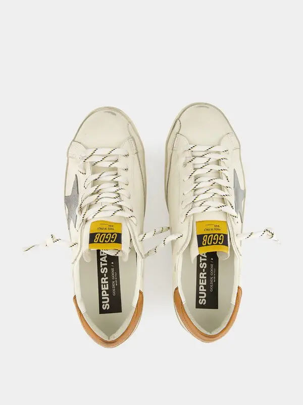 GOLDEN GOOSE Superstar Leather Sneakers - Brown