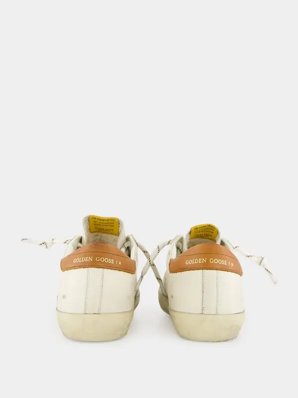 GOLDEN GOOSE Superstar Leather Sneakers - Brown
