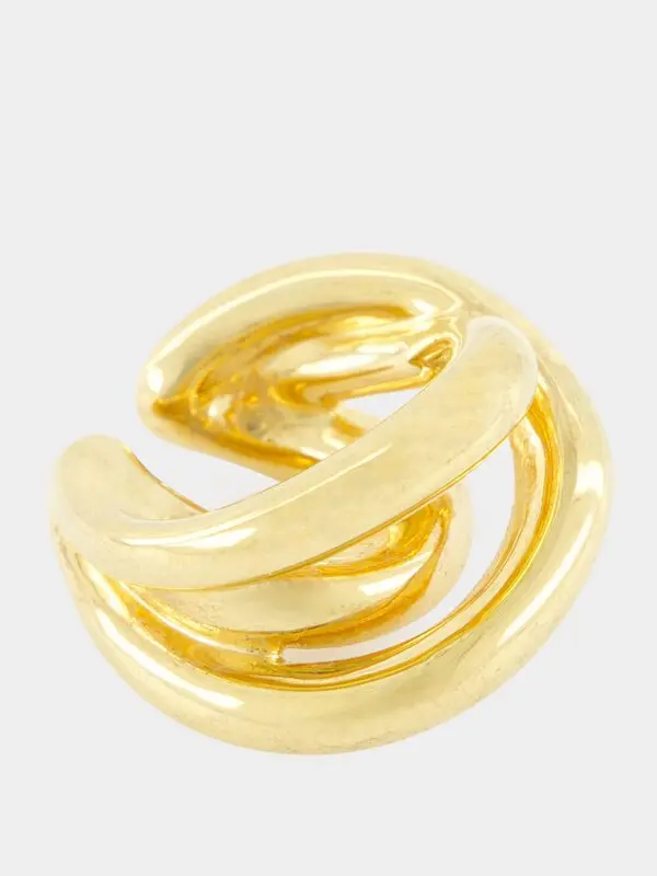 PANCONESI Triptych Ear Cuff - Gold