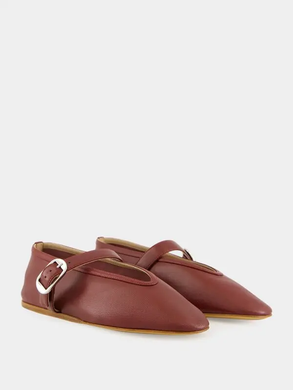 Le Monde Beryl Stella Slipper - Burgundy