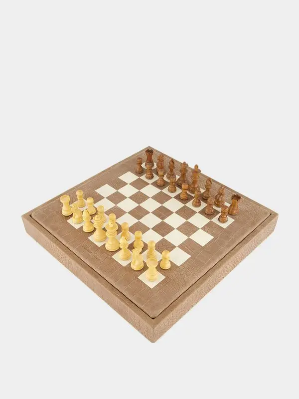 HECTOR SAXE PARIS Alligator Vison Chess Box
