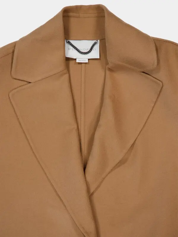 Stella McCartney Double-face Wrap Coat - Brown