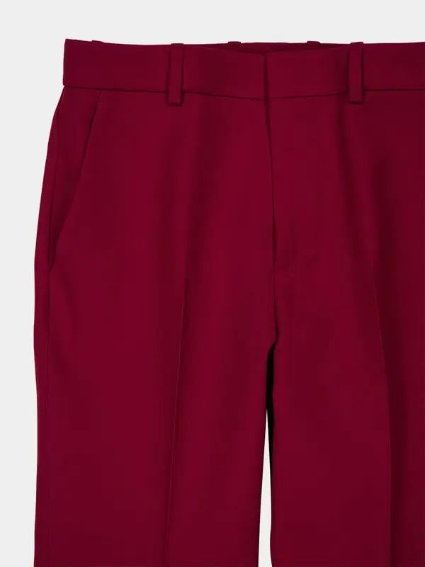 Gucci Straight-leg Wool-silk Trousers