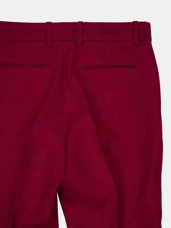 Gucci Straight-leg Wool-silk Trousers