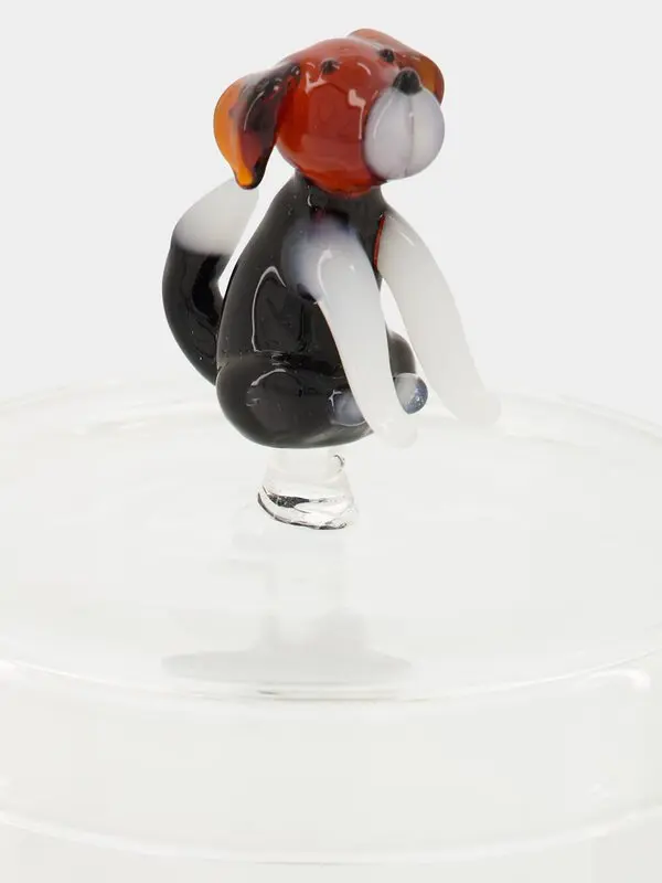 ICHENDORF MILANO Glass Box With English Foxhound