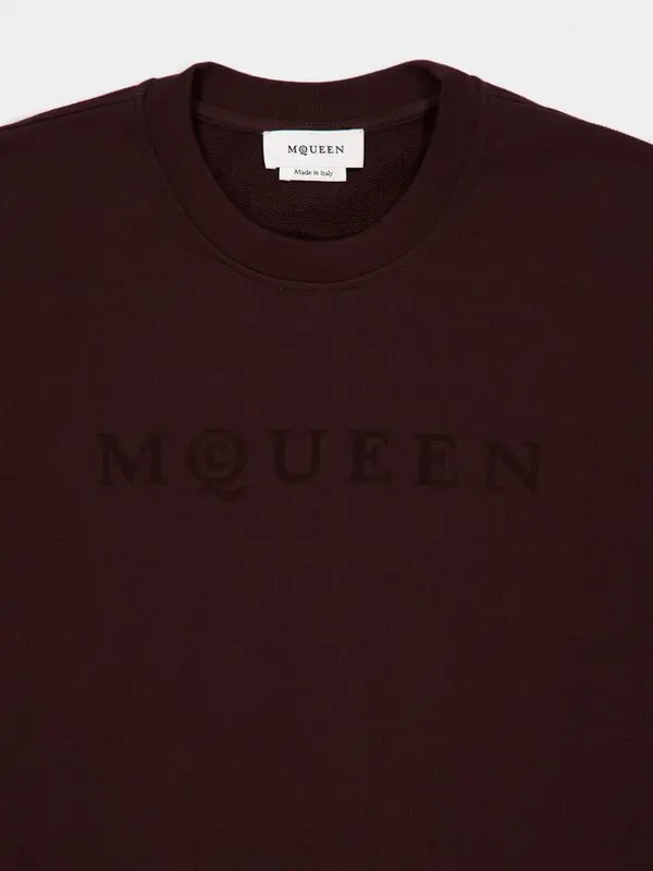 Alexander McQueen Logo Sweatshirt - Burgundy