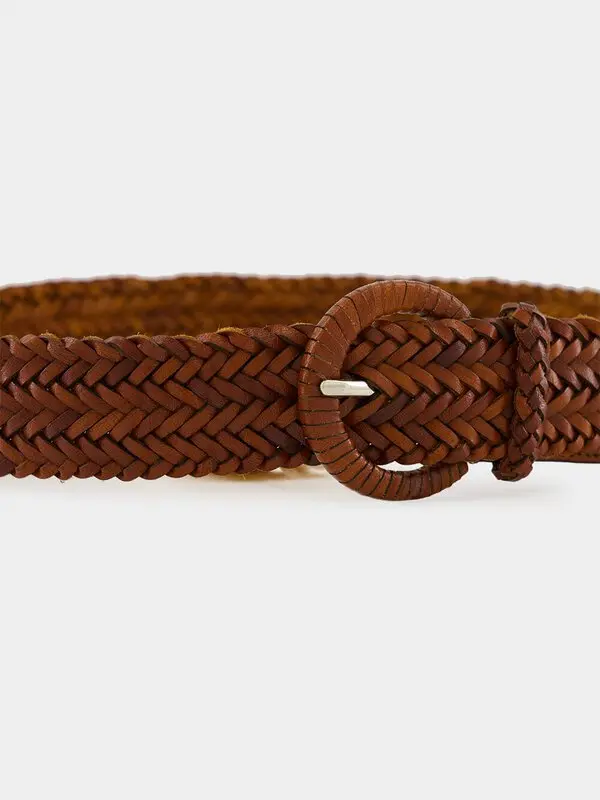 Dragon Diffusion Wrapped Buckle Leather Belt