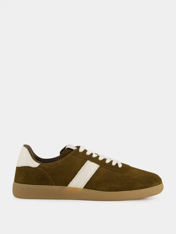 TOM FORD Low-top Suede Sneakers - Brown