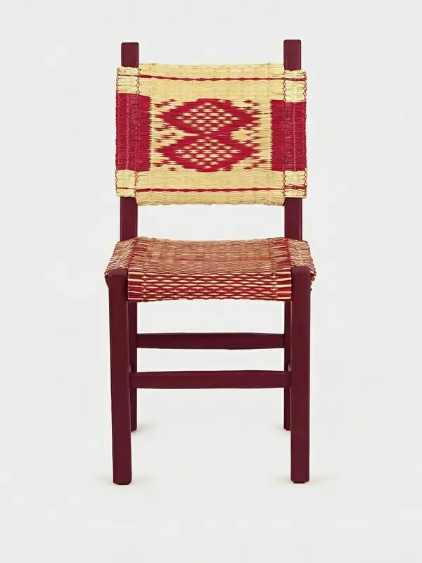 HOUSE OF CAPRICORN Handmade Dining Chair - Burgundy