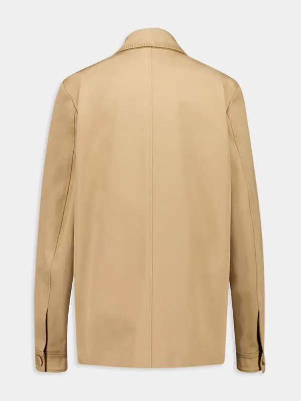 Gabriela Hearst Ulu Sea Island Cotton Chore Jacket - Brown